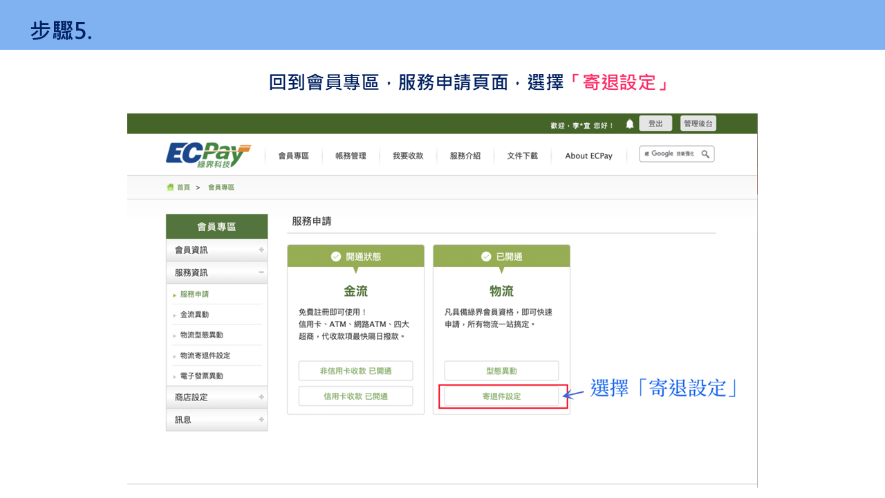 ECpay綠界科技-退貨篇 ｜ BV SHOP電商開店-教學文章